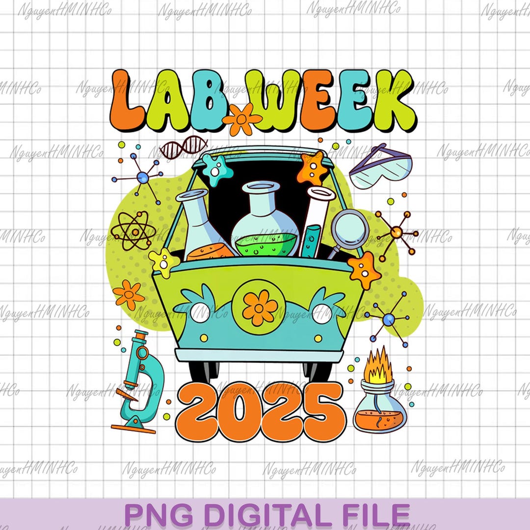 Lab Week 2025 Medical Laboratory Png, Mystery Machine of Diagnostics ...