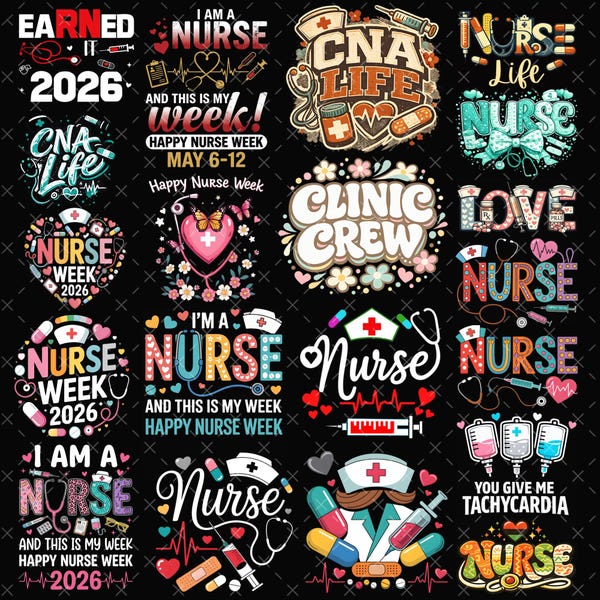 Nurse Week 2026 Svg - Etsy