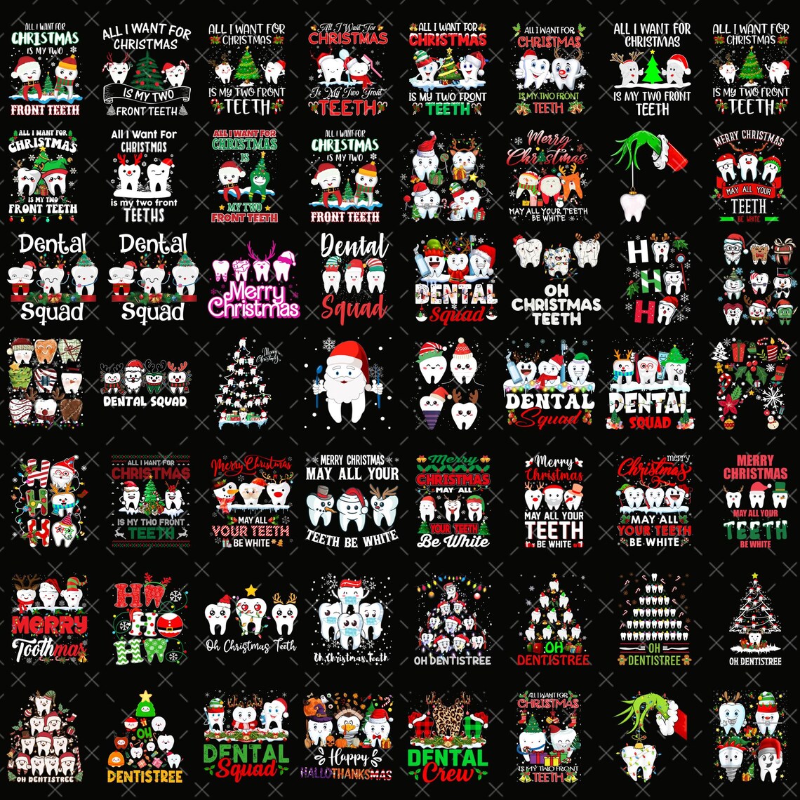 50+ Christmas Teeth Dentist Png Bundle, Christmas Dentist Png, Dentist ...