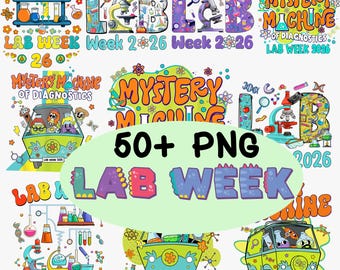 Lab Week 2025 Mystery Machine PNG, Laboratory Technician Png, Mystery ...