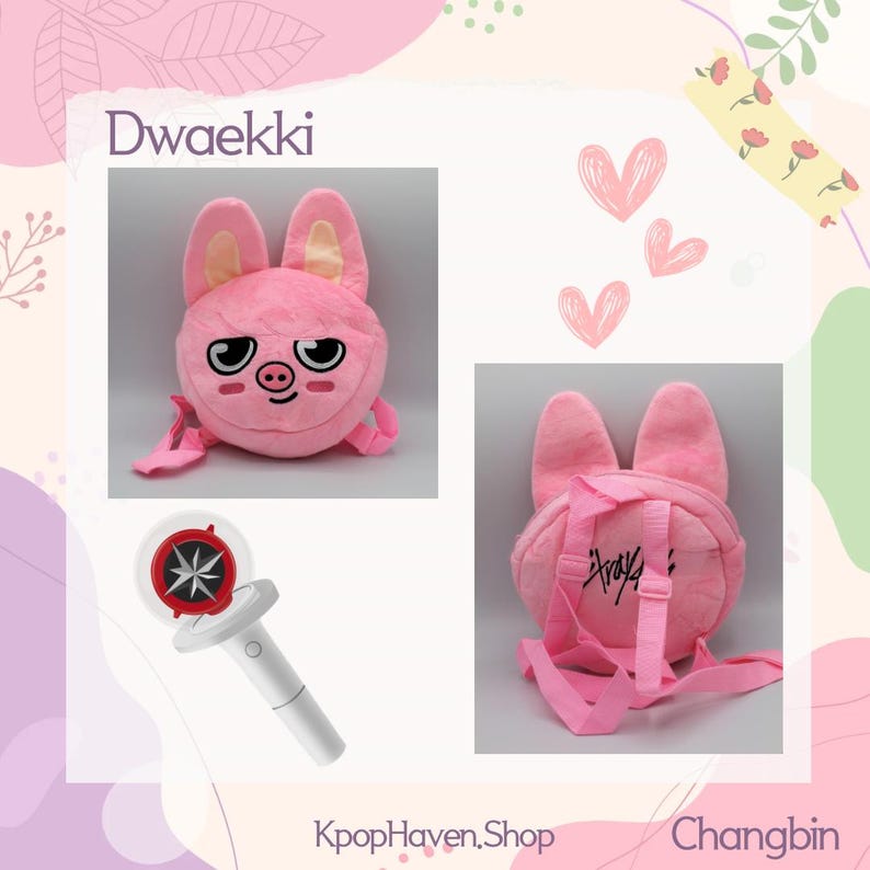 Stray Kids SKZOO Backpacks, Wolfchan, Bbokari, Jiniret, Dwaekki, Leebit ...