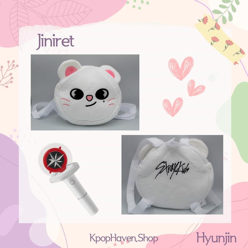Stray Kids SKZOO Backpacks, Wolfchan, Bbokari, Jiniret, Dwaekki, Leebit ...