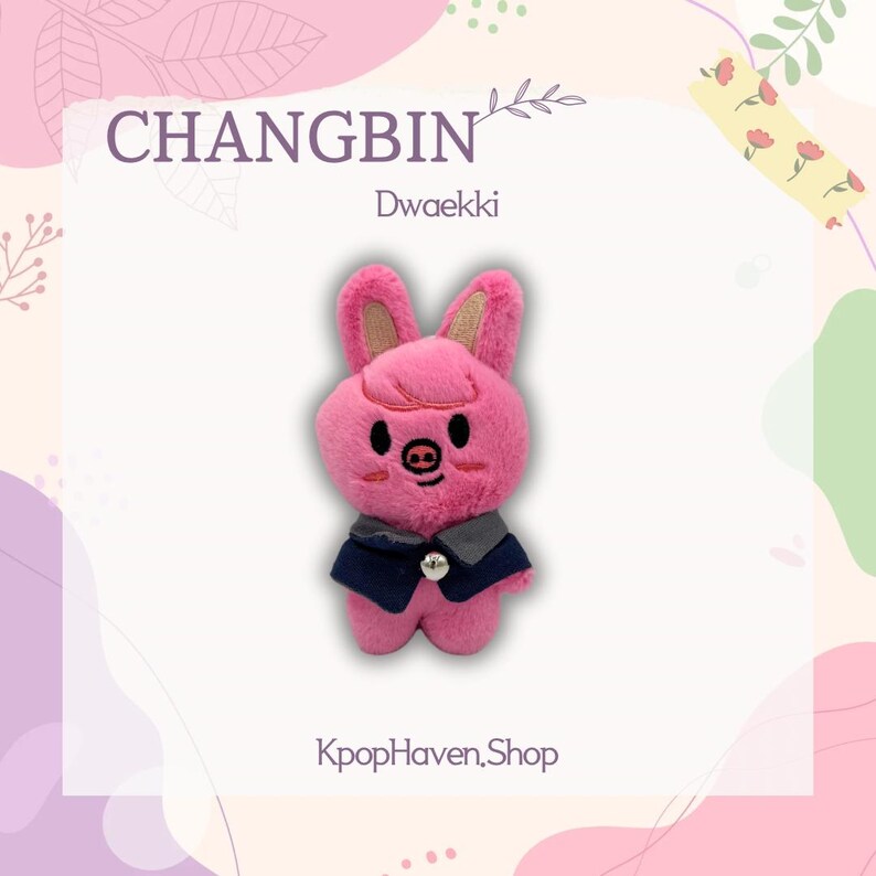 Stray Kids SKZOO Magic School Plush Keychain, Wolfchan, Bbokari ...