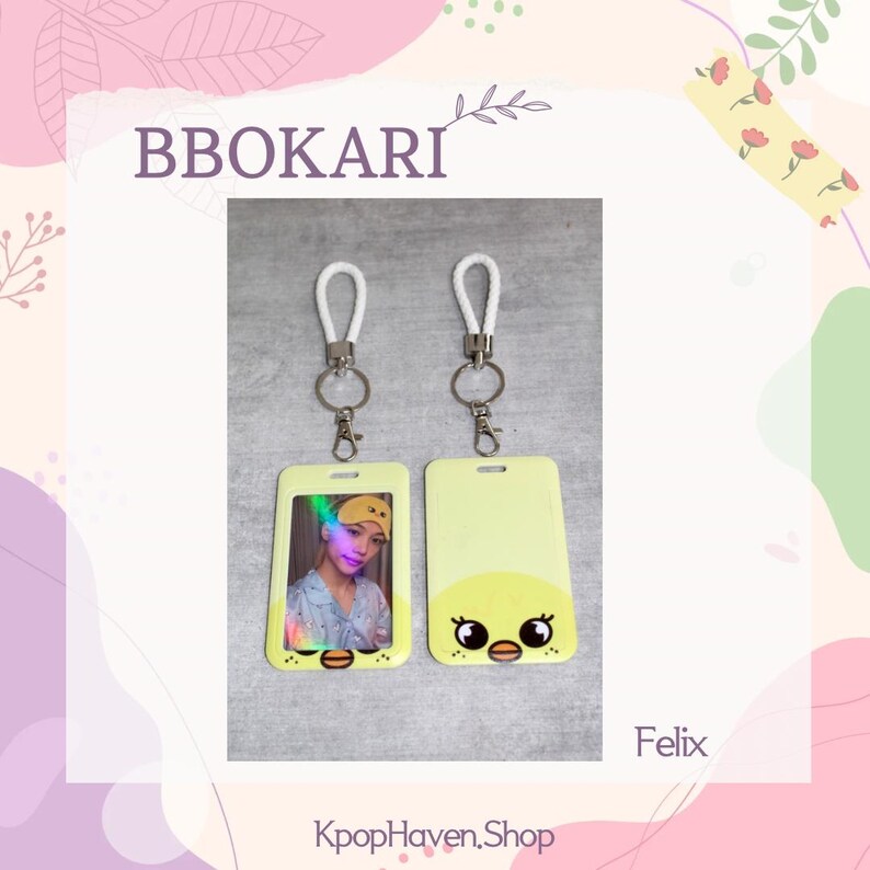 Stray Kids SKZOO Photocard Holders, FREE PC Included, Wolfhcan, Bbokari ...