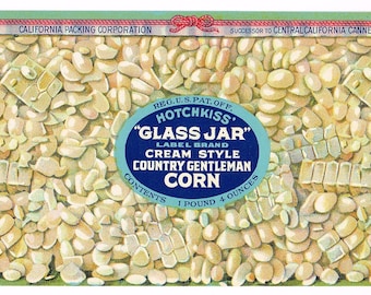 Creamed Corn Label - Etsy