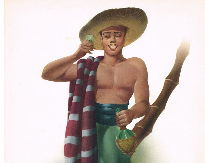 Original Vintage Telo Print 1940s Mexican Spanish Flamenco - Etsy