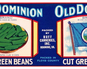 Green Beans Label - Etsy