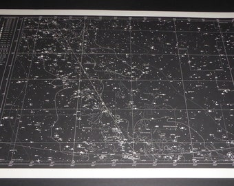 Vintage Star Chart | Etsy