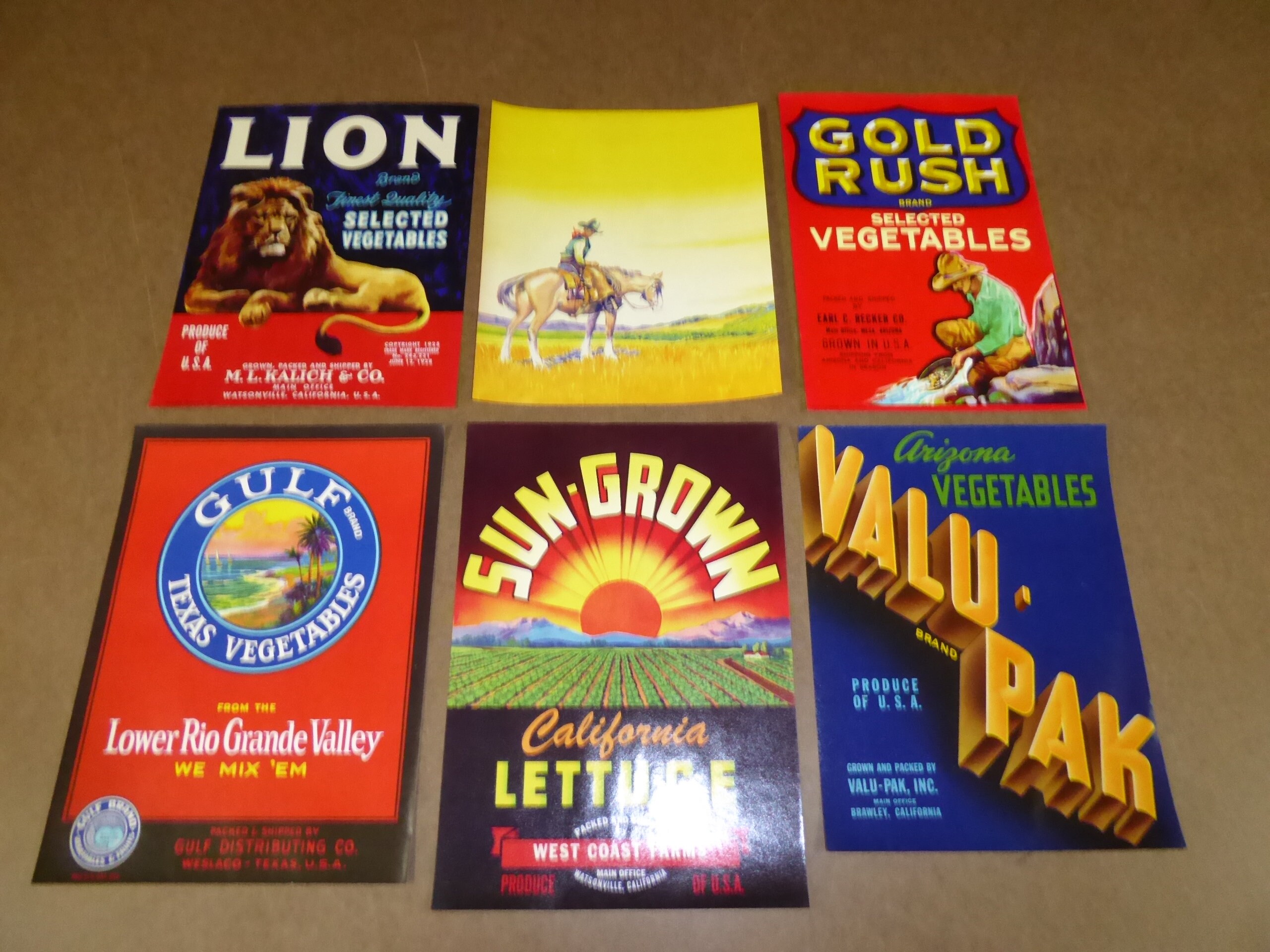 20 Different Original Vegetable Crate Labels Mixed Collection - Etsy