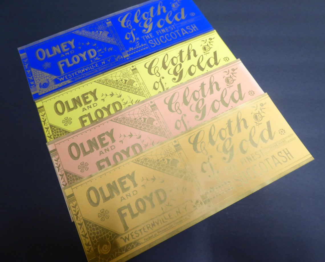 4 Original Vintage Large Tin Can Labels C1910 General Store - Etsy