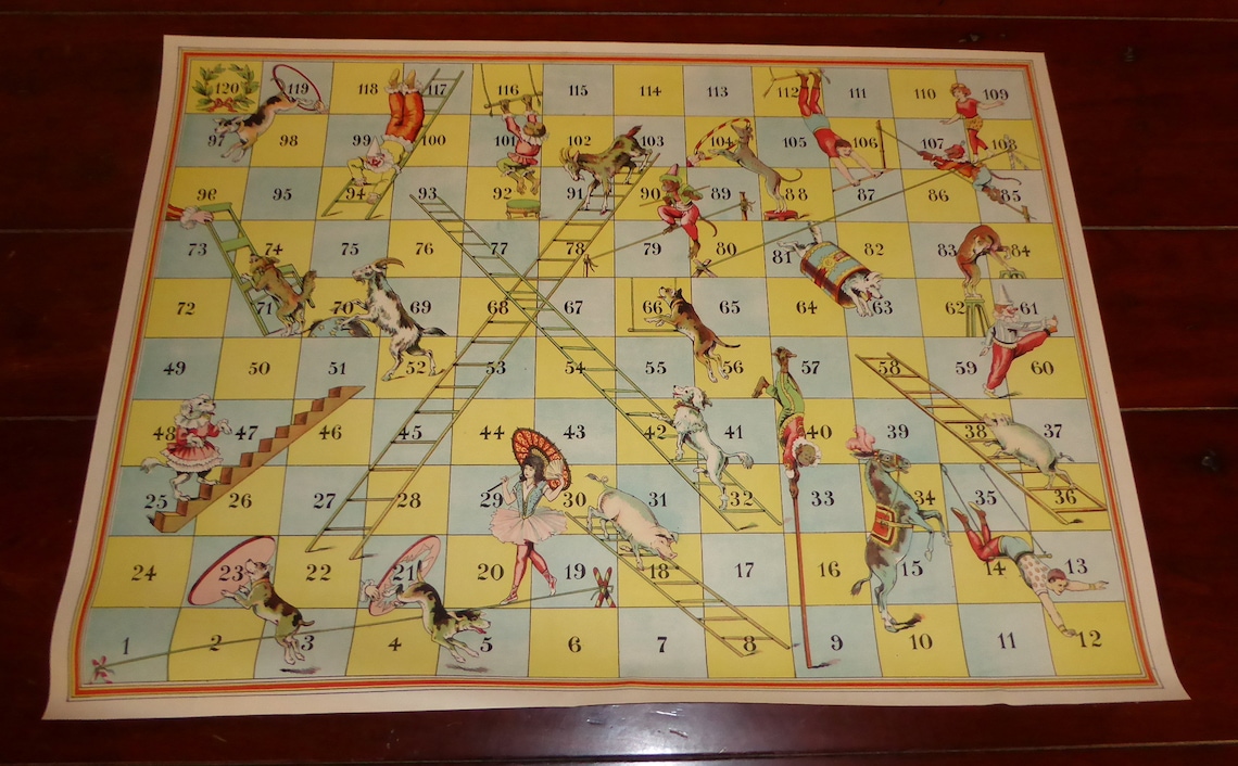 Original Vintage Board Game Box Print C1910-1915 - Etsy