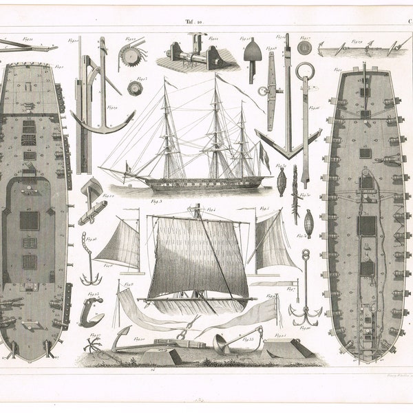 Antique Sailing Equipment - Etsy