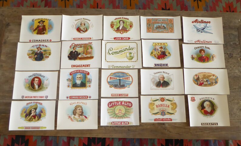 Wholesale Lot 70 Original Vintage Cigar Box Labels Starter - Etsy