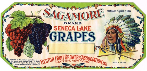 Grape Crate Labels