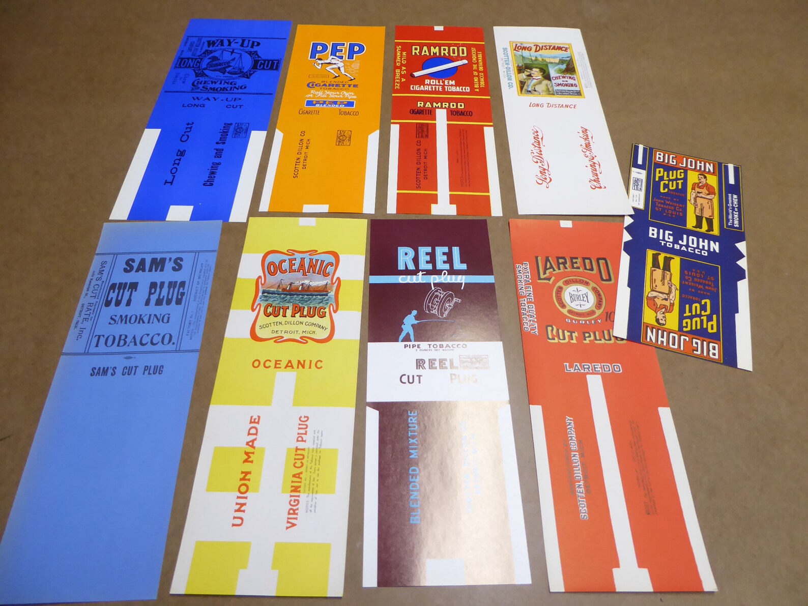 19 Different Original Vintage Tobacco Package Labels 1920s-1940s Lot ...
