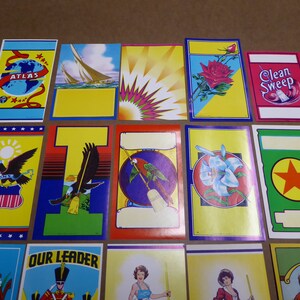 18 Different Original Vintage Broom Labels 1960s 1950s 1940s 1930s Cool ...