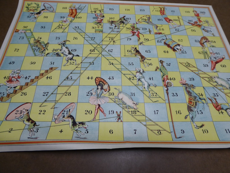 Original Vintage Board Game Box Print C1910-1915 - Etsy