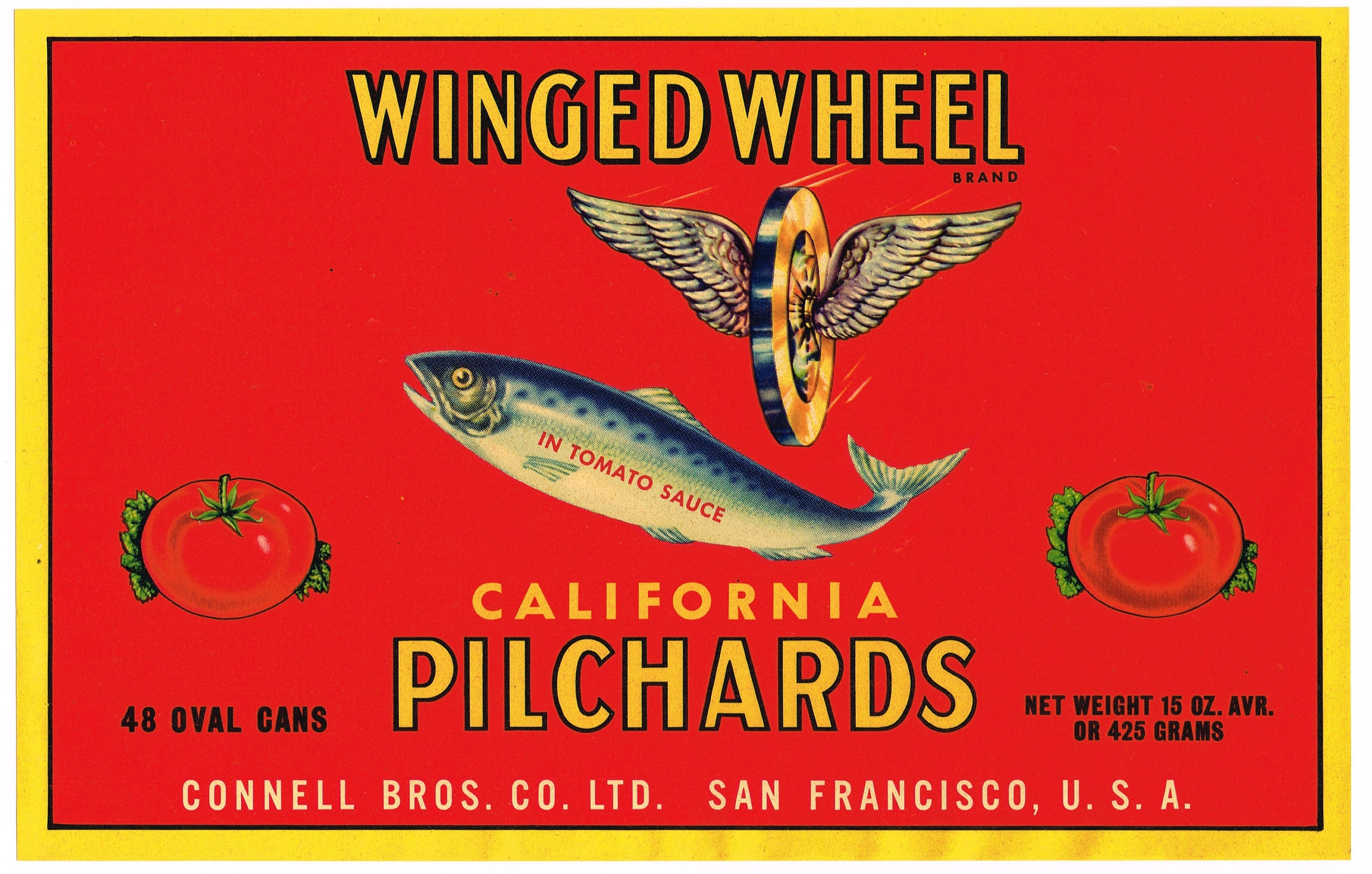 Lucky Star Pilchards Label