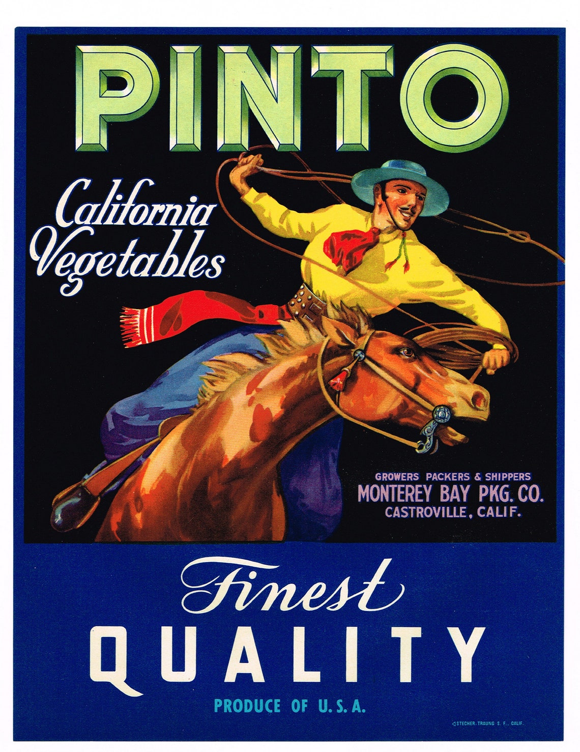 5 Different Original Vegetable Crate Labels Vintage | Etsy