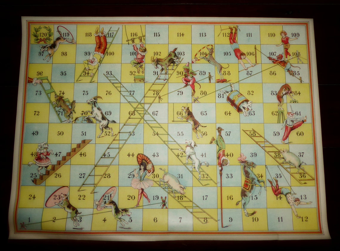 Original Vintage Board Game Box Print C1910-1915 - Etsy