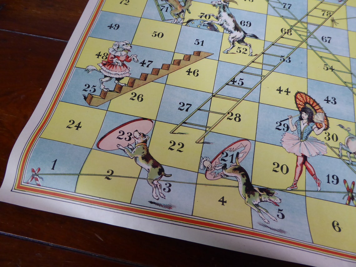 Original Vintage Board Game Box Print C1910-1915 - Etsy