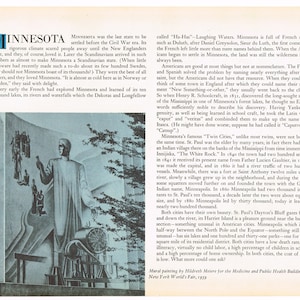 Original Vintage Norman Reeves Minimalism Map Cartoon Pictorial 1938 ...