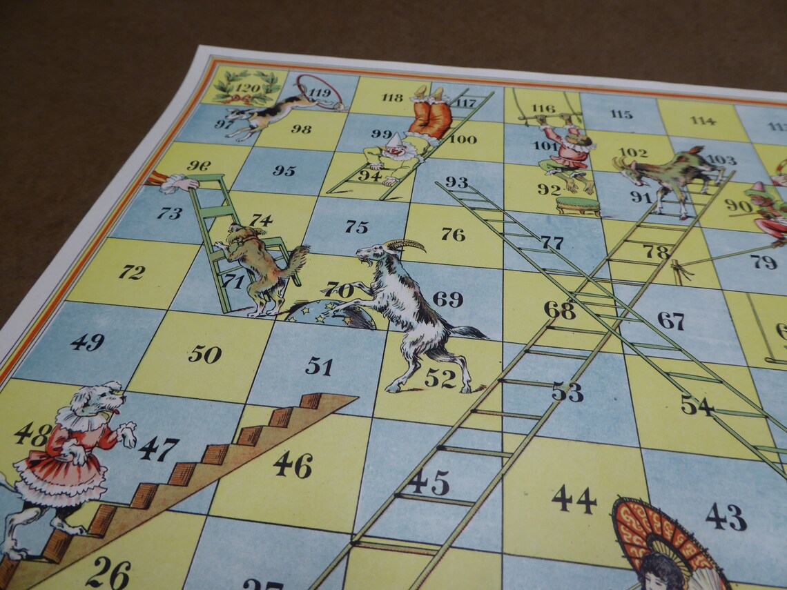 Original Vintage Board Game Box Print C1910-1915 - Etsy
