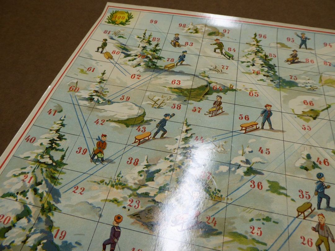 Original Vintage Board Game Box Print C1910-1915 Chromolithograph Paris ...