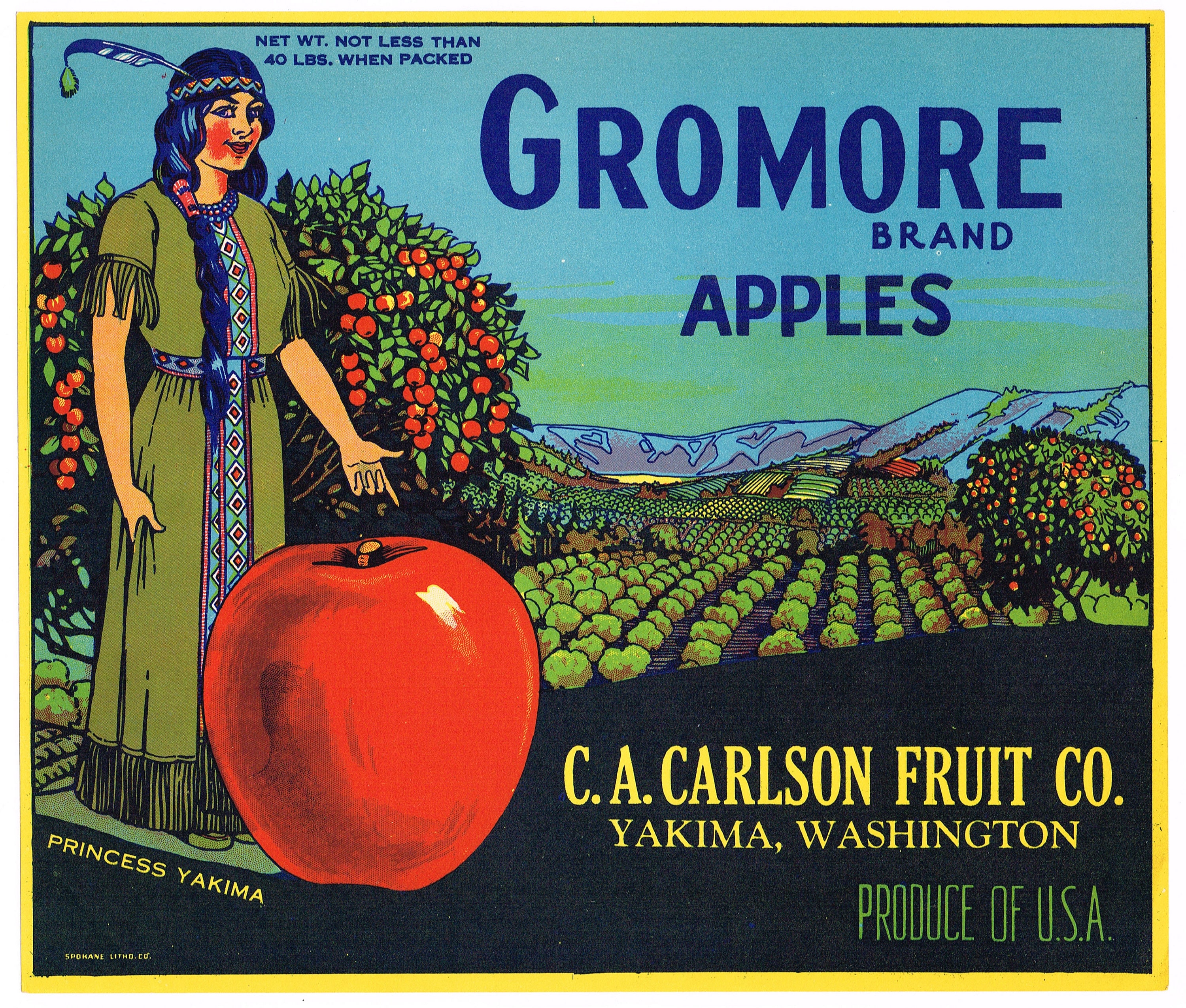 Vintage Apple Labels
