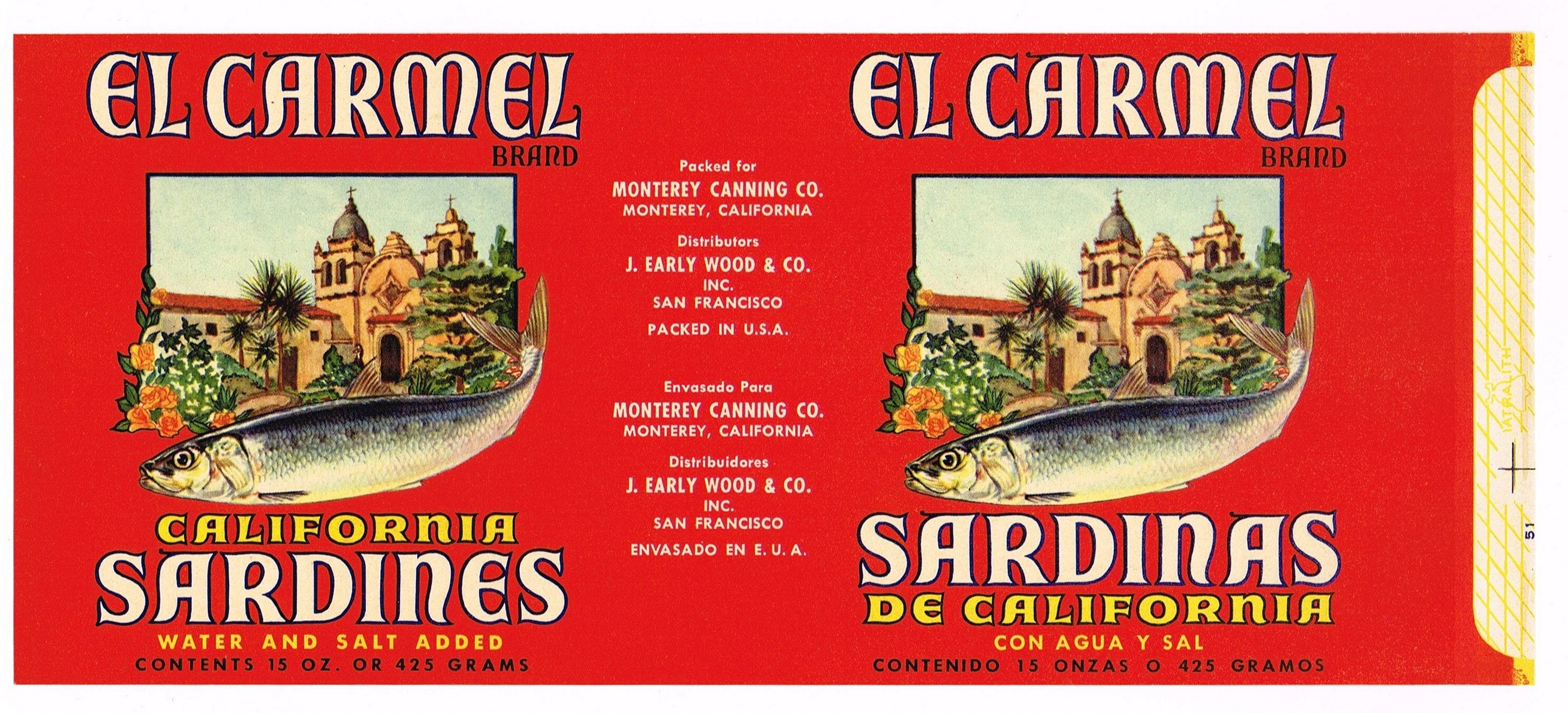 Sardine Can Label