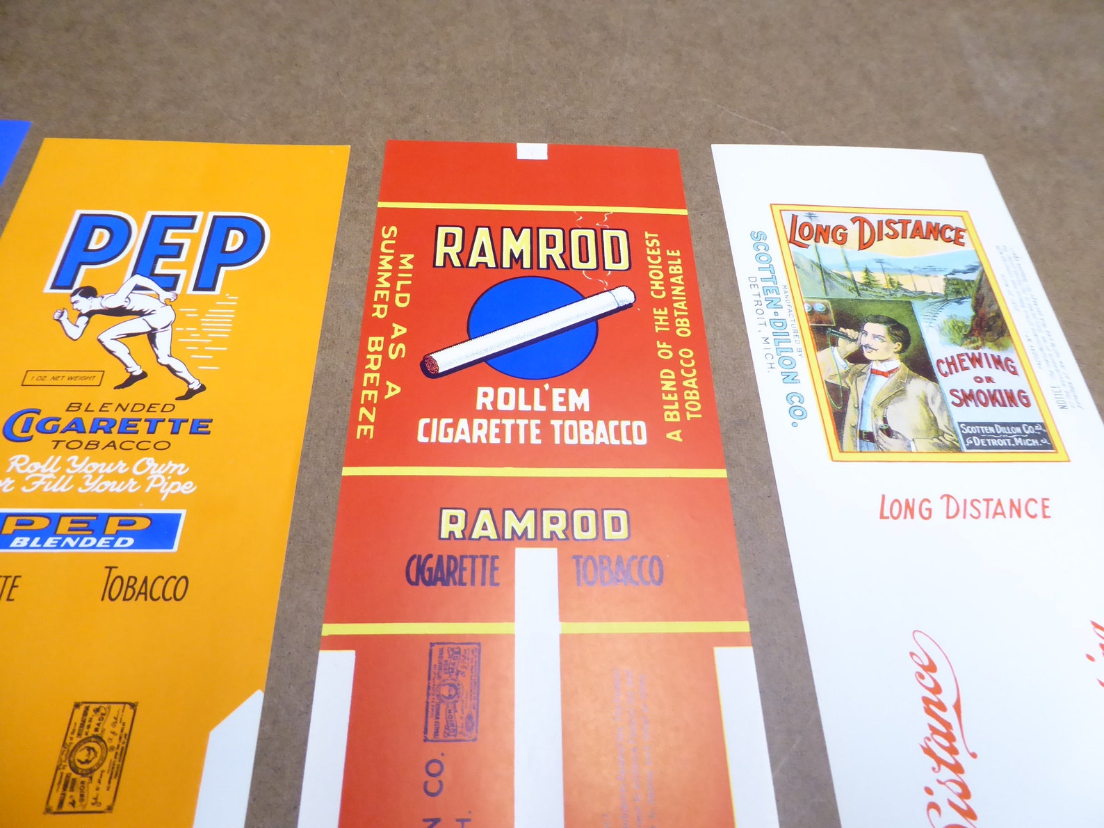 19 Different Original Vintage Tobacco Package Labels 1920s-1940s Lot ...