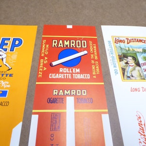 19 Different Original Vintage Tobacco Package Labels 1920s-1940s Lot ...