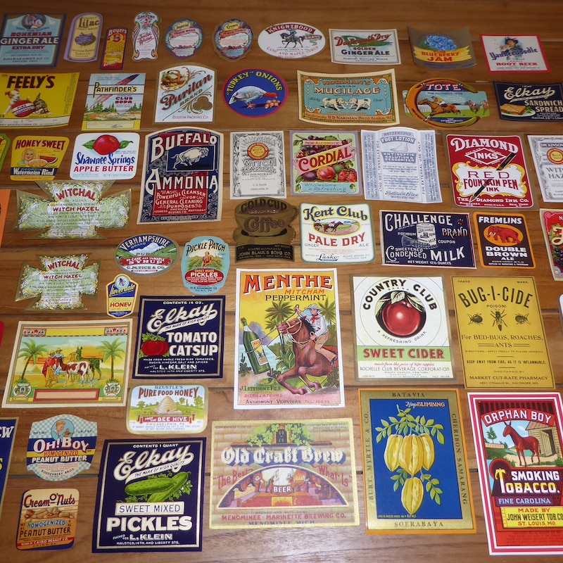 Vintage Food Label - Etsy