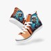 Light Kid's High-top Canvas Shoes Cartoon Robot - Etsy