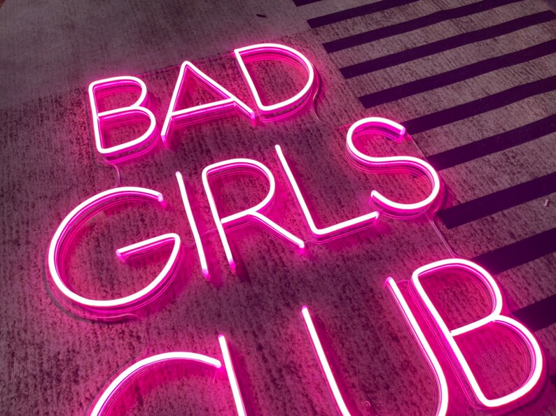 Bad Girls Club LED Neon Signs Wall Decor Light Bedroom Home - Etsy