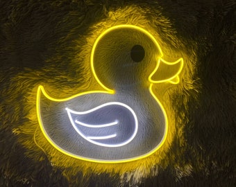 Neon Duck Sign - Etsy