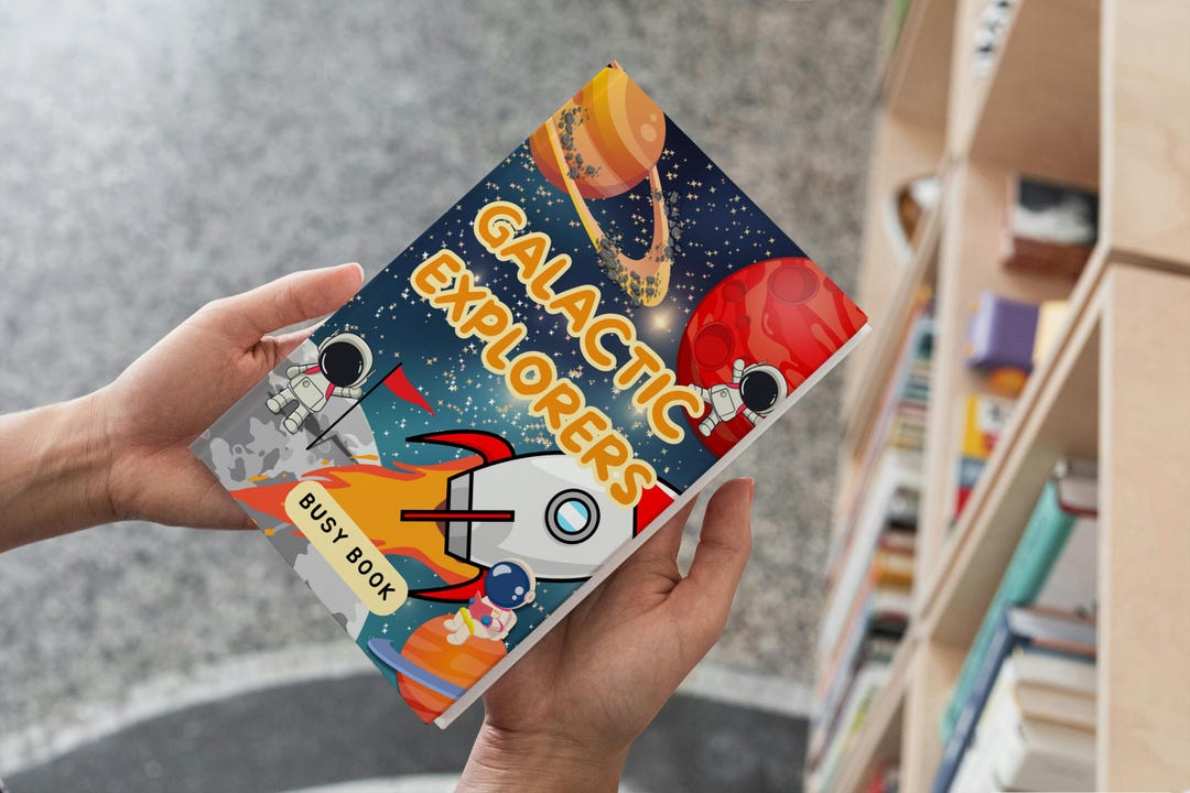 Space Busy Book Printable for Kids – 35 Pages of Learning Games ...
