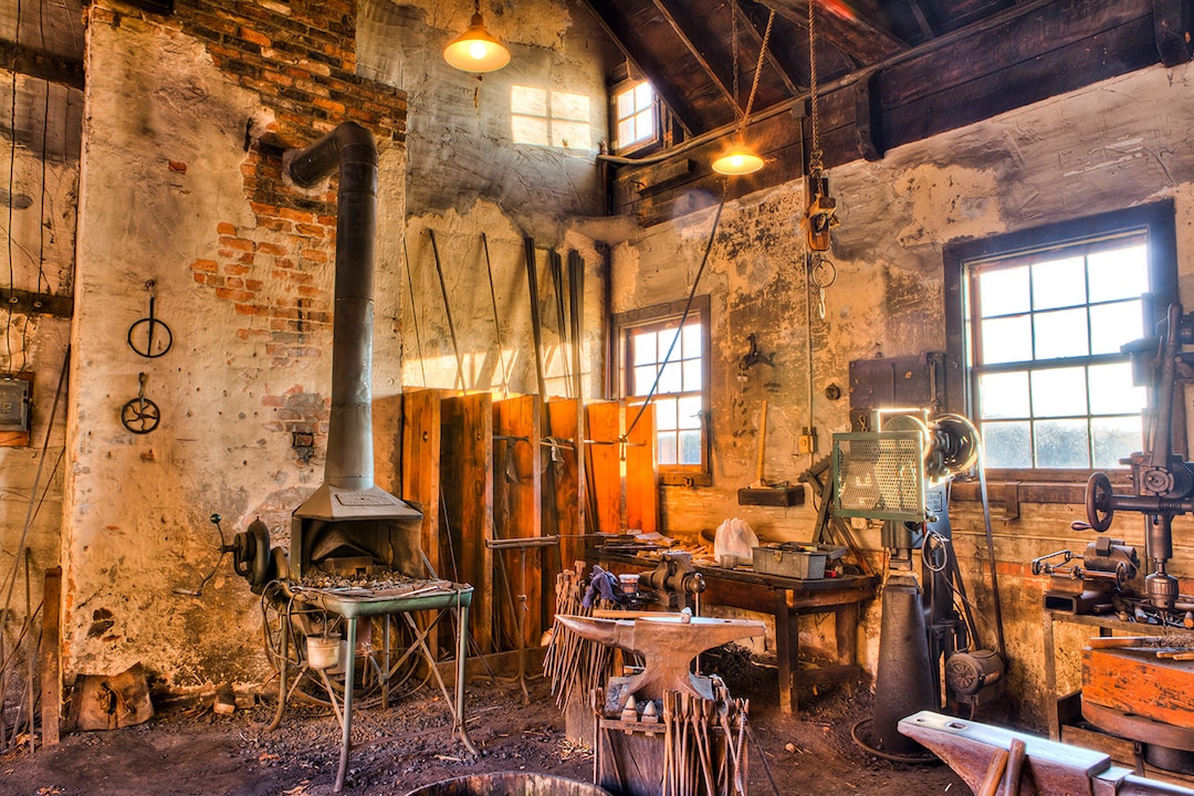 Anvil Workshop Fine Art Print: North Carolina Country Decor - Etsy