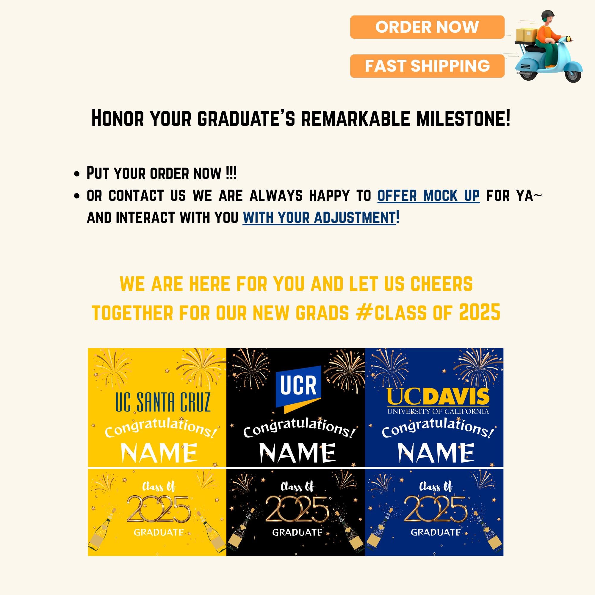 Custom Graduation Flag|graduate Yard Sign|college Grad Flag|class of ...