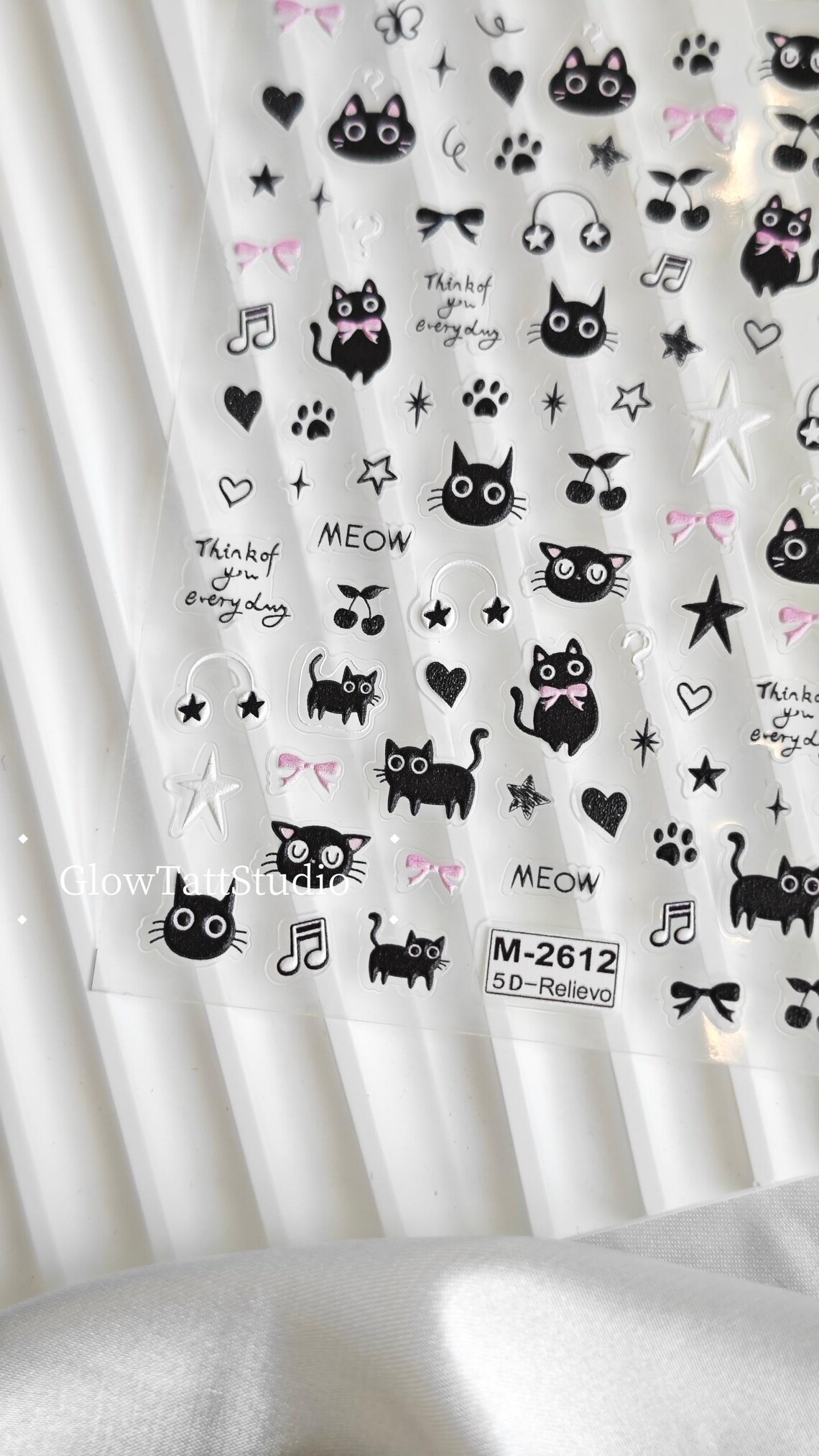 DIY Cute Cat Nail Stickers - Fun Peel and Stick Nail Art for Beginners ...