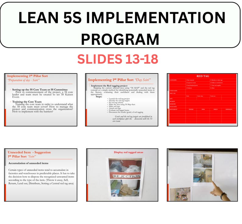 5S Implementaion Program |lean 5S for Manufacturing| 5S for Office |lean 5S Training |5S & Lean ...