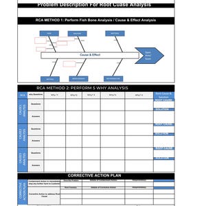 All in One 5S & 5 WHY ,5S Audit Checklists Manufacturing /office/ 5S ...