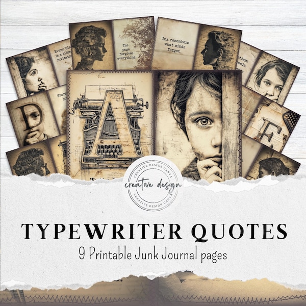 Typewriter Quote - Etsy