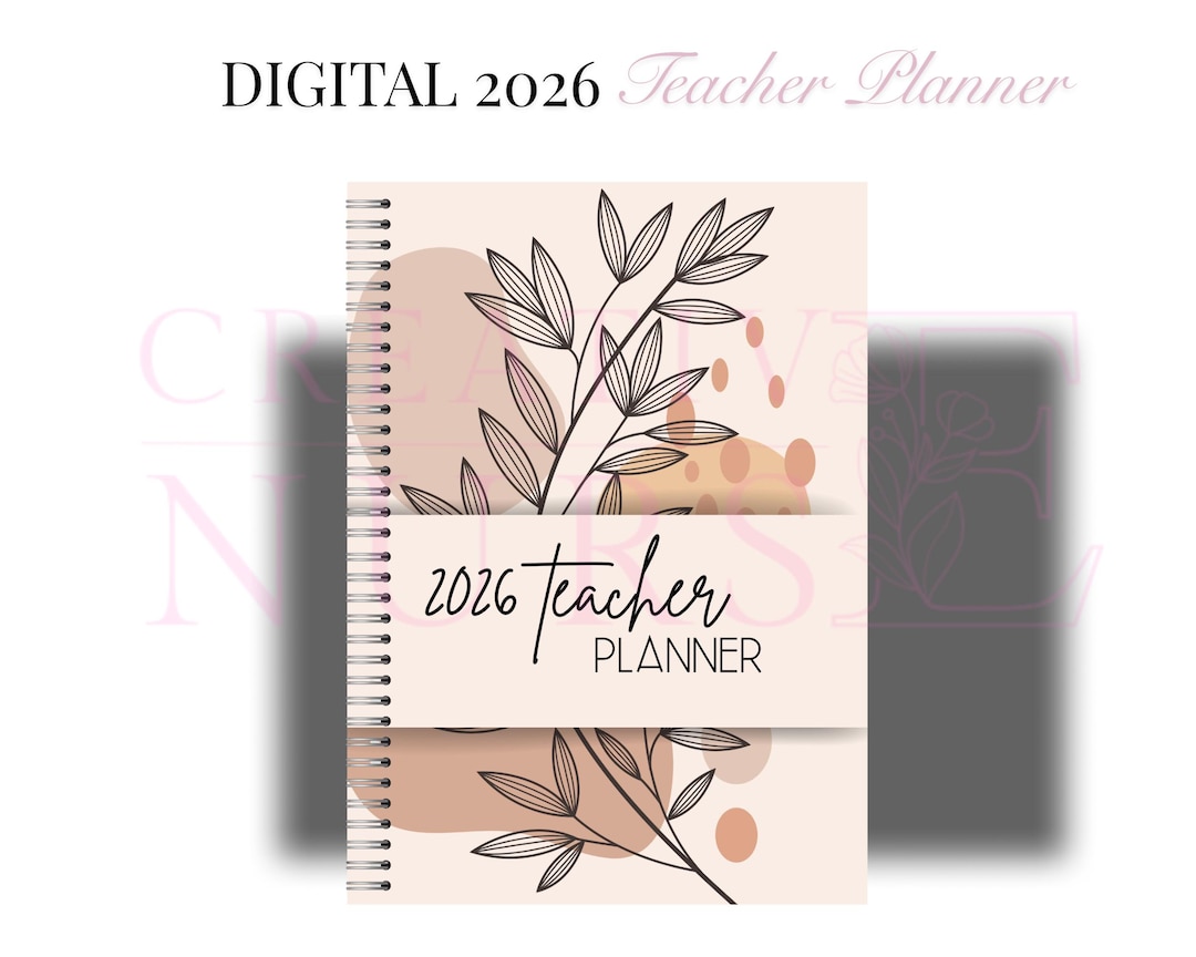 2026 Digital Teacher Planner - Etsy