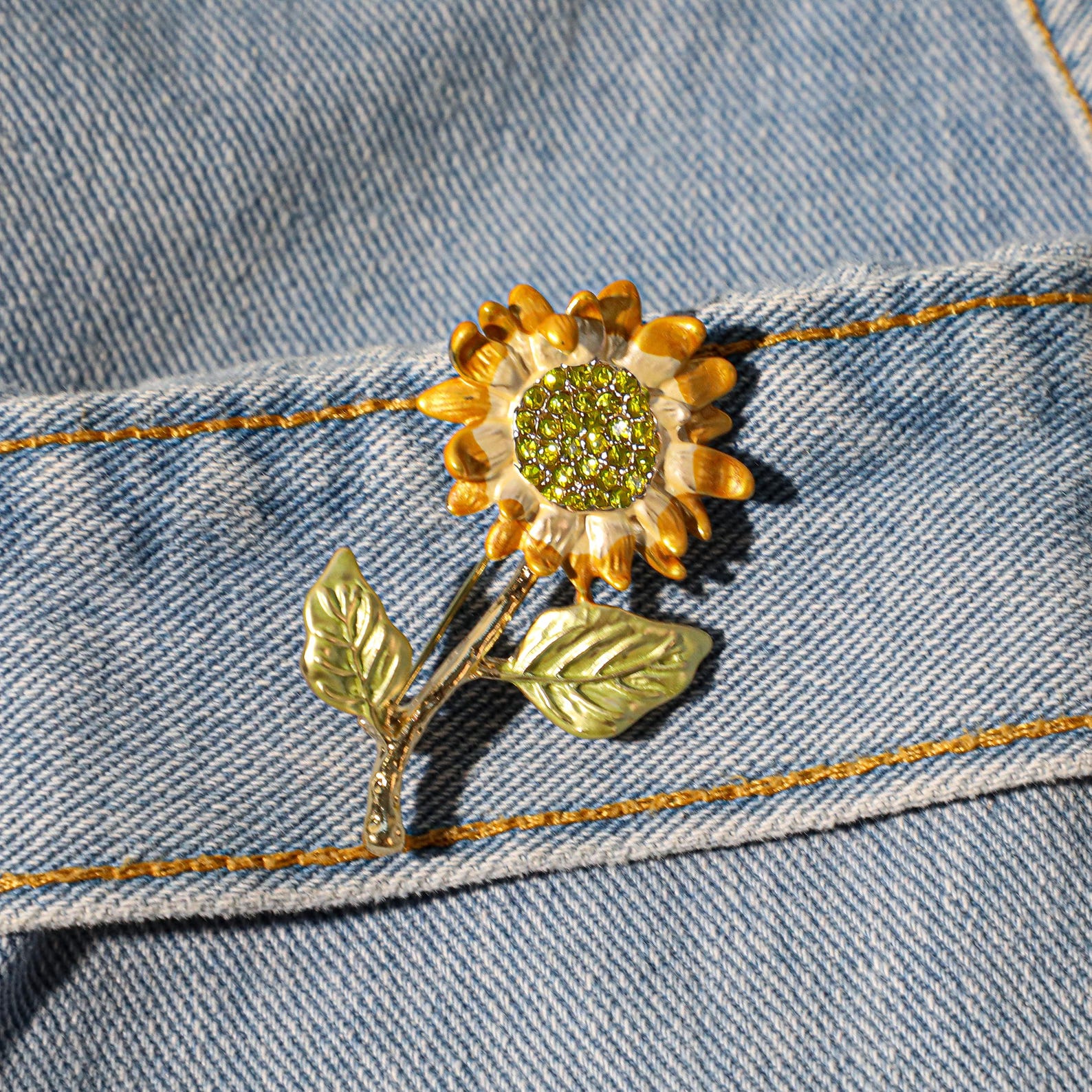 Personalized Birth Flower Brooch, Vintage Enamel Brooch, Flower Brooch ...