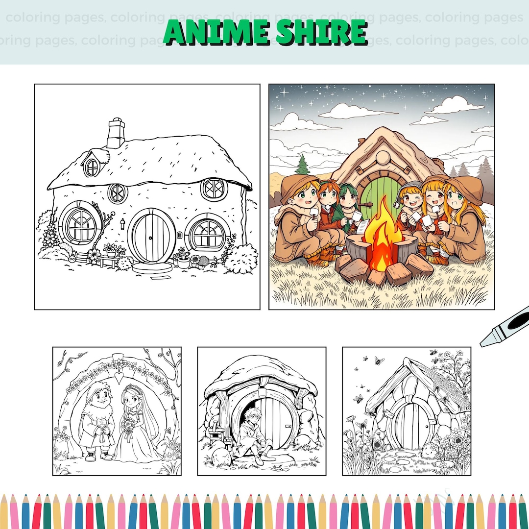 Anime Shire: Magical Coloring Pages of Hobbit Life Coloring Pages ...