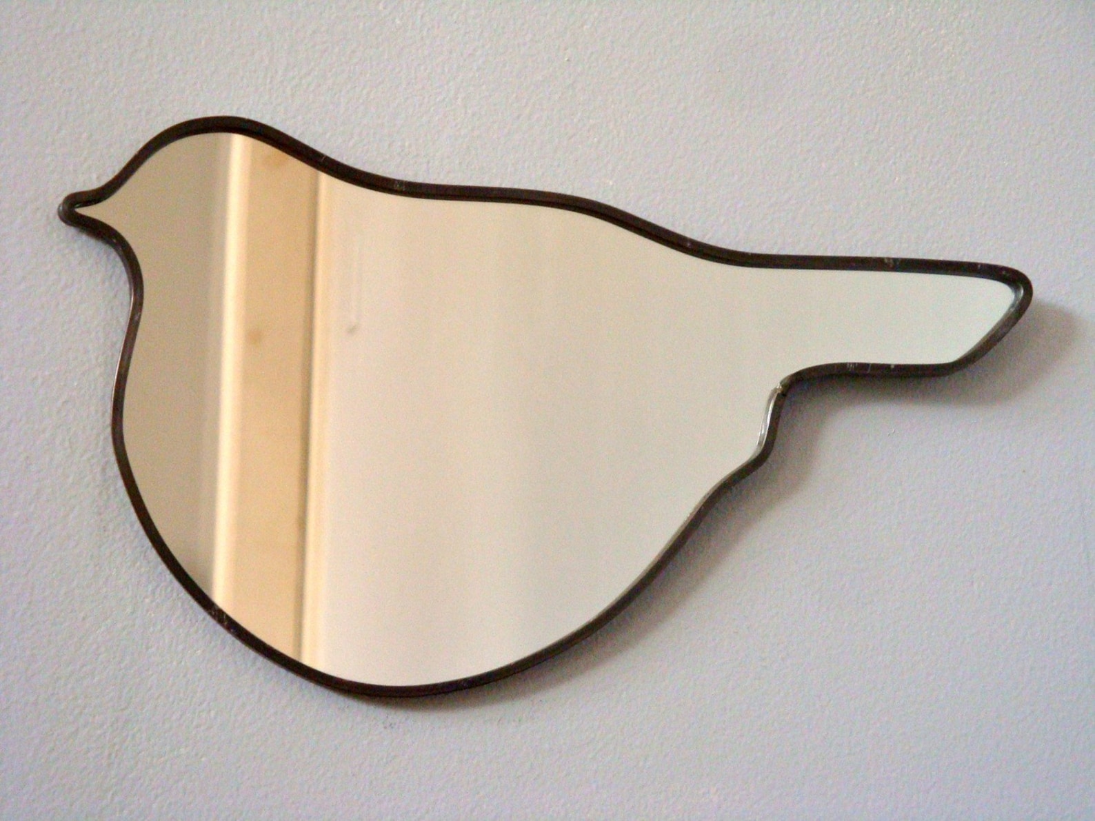 Bird Mirror / Handmade Wall Mirror Art Shape Outline Nursery Decor ...