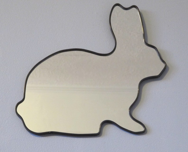 Rabbit Mirror / Handmade Wall Mirror Easter Bunny Hare Peter - Etsy