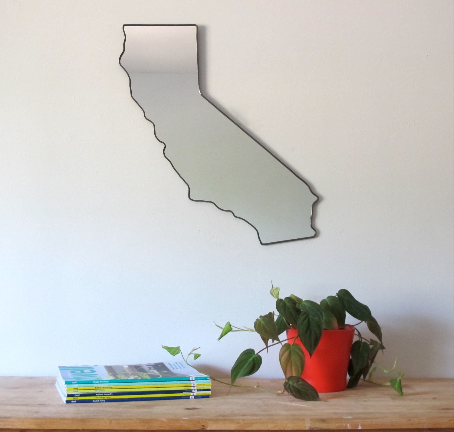 California Mirror / Wall Mirror State Outline Silhouette San Francisco ...