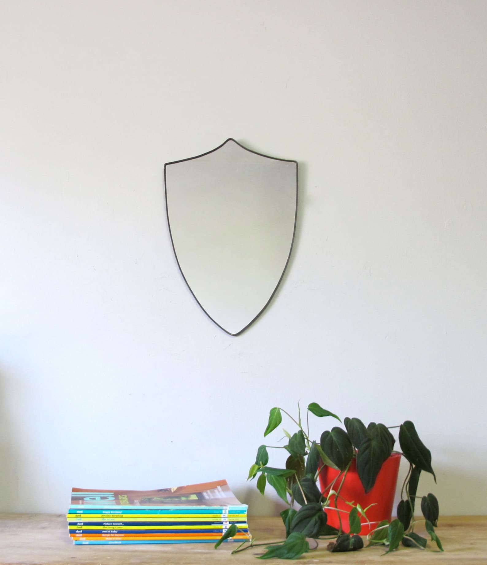 Shield Mirror Crest Mirror Handmade Mirror Wall Mirror Shape - Etsy
